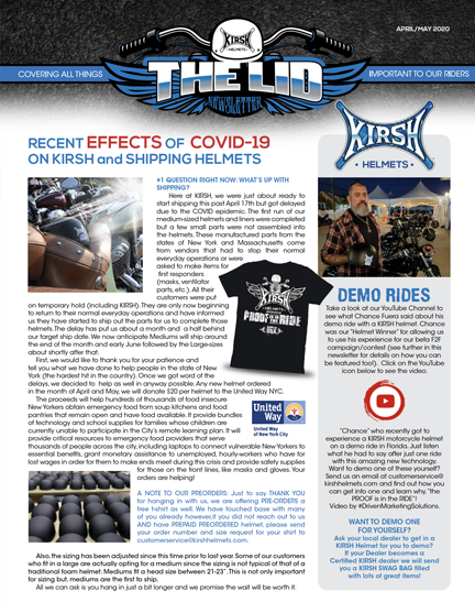 Motorcycle Helmets | Newsletters | All-American Made Motorcycle Helmets ...